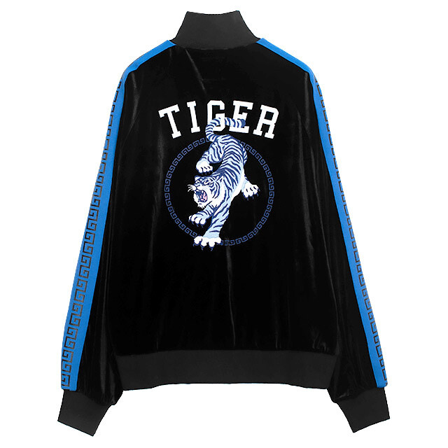 LISTEN FLAVOR Tiger China Velour Track Jacket - Tokyo Otaku Mode (TOM)