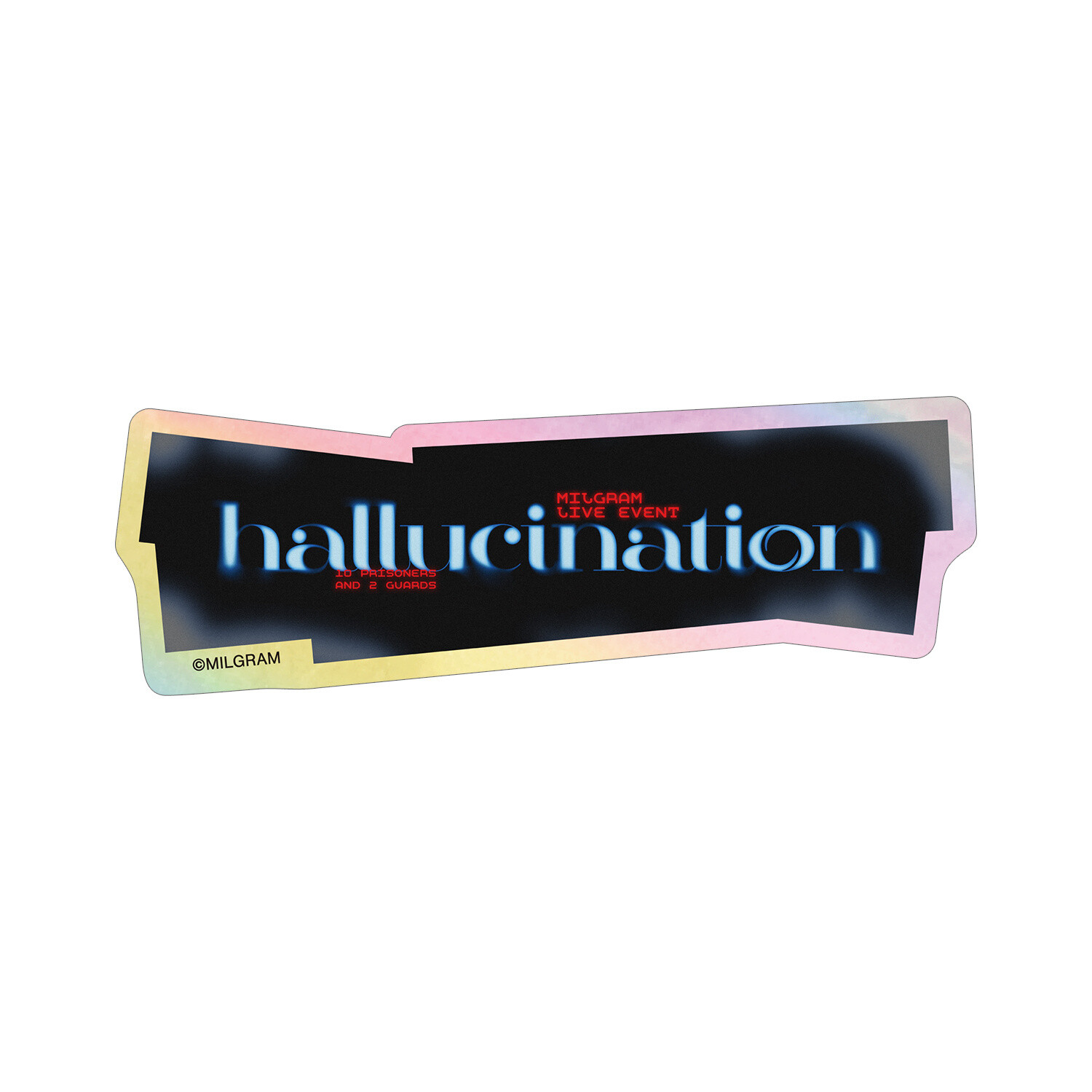 Milgram LIVE EVENT hallucination Ver. Logo Aurora Sticker - Tokyo Otaku ...