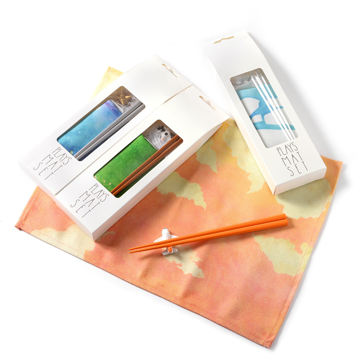 Plays Mat Set Chopsticks & Table Mat - Tokyo Otaku Mode (TOM)