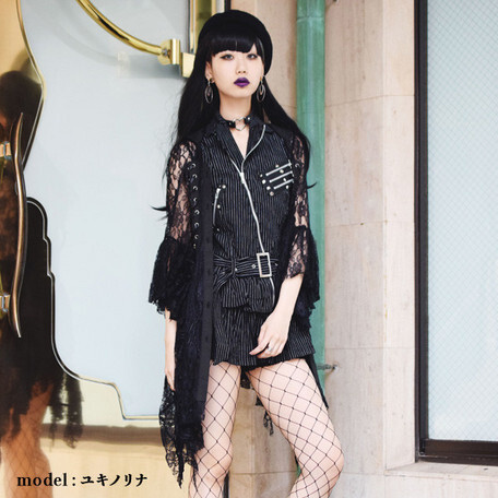 ACDC RAG Punk Zip-Up Sleeveless Dress - Tokyo Otaku Mode (TOM)