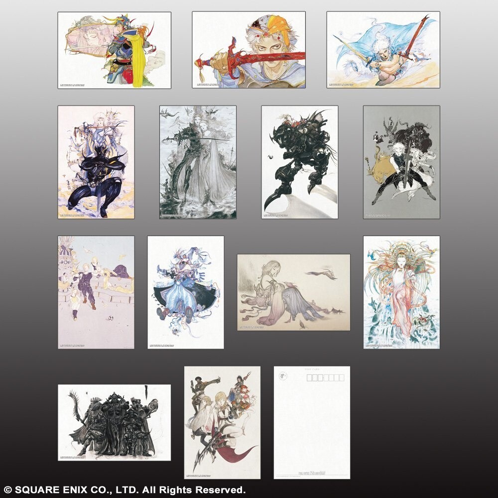 Final Fantasy 25th Anniversary Postcard Set: SQUARE ENIX - Tokyo Otaku ...