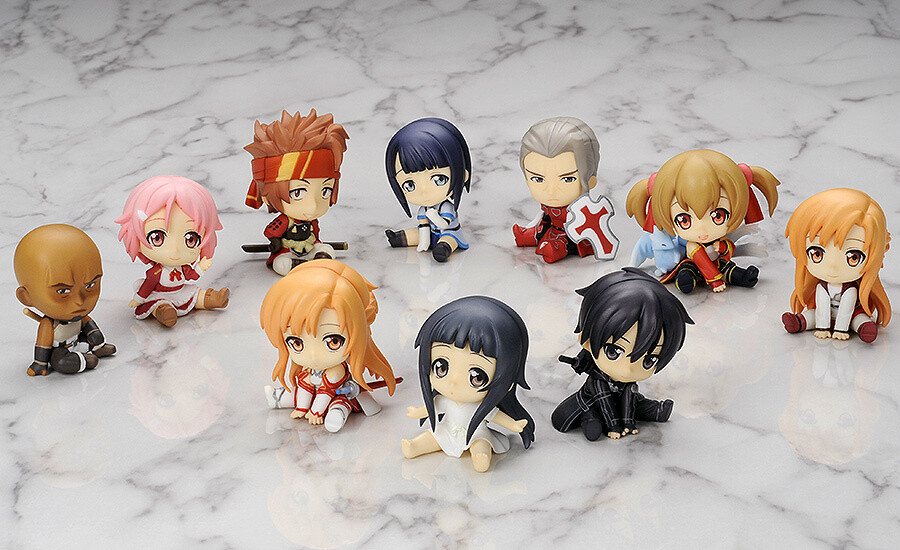 Petanko Mini! Trading Figures: Sword Art Online Box: Penguin Parade ...